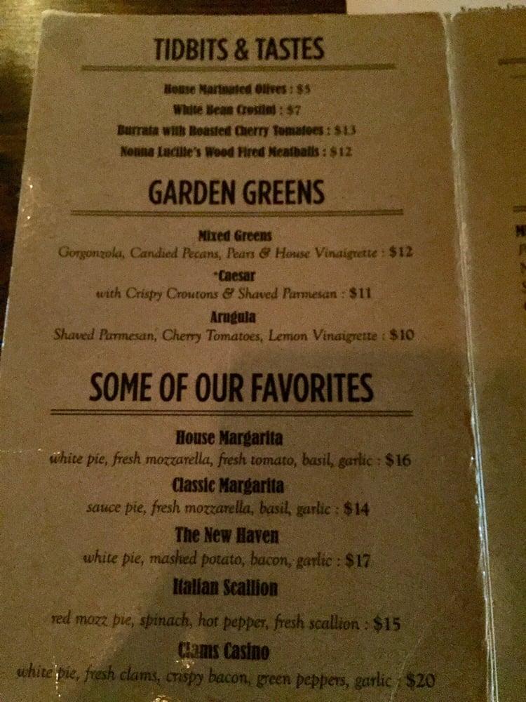 Menu at Brix & Rye pub & bar, Greenport