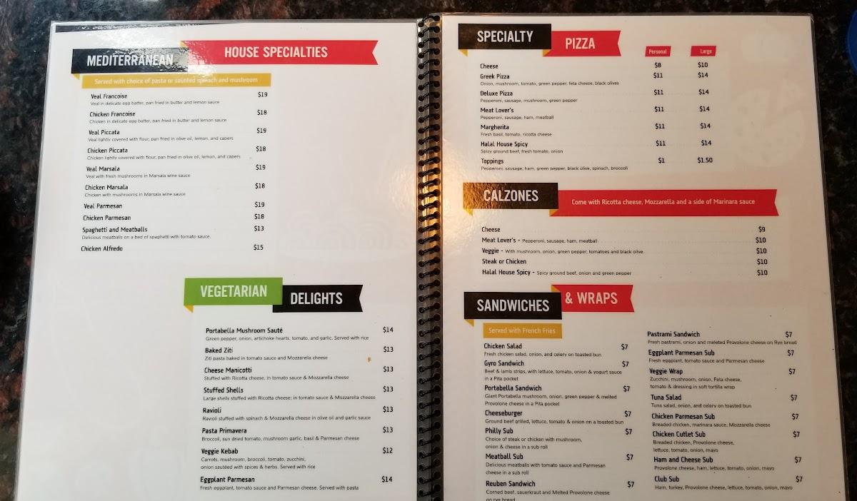 Menu at Mayflower Cafe, Virginia Beach, 209 34th St