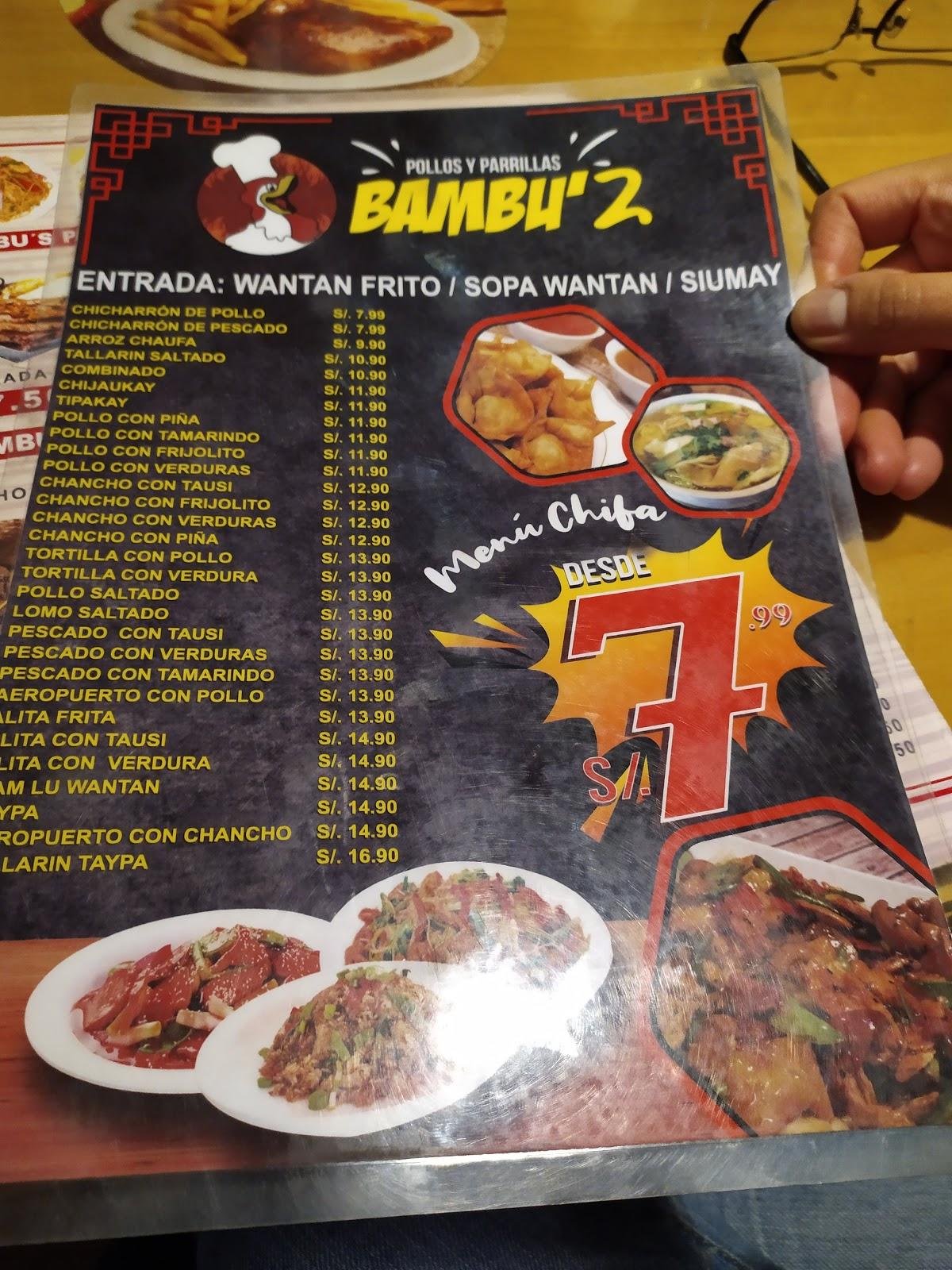 Carta del restaurante Pollos A La Leña Caldo De Gallina, Surquillo