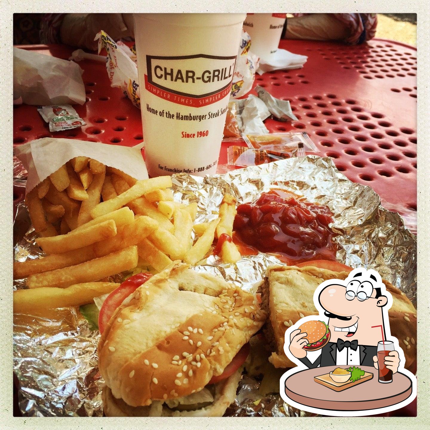 Char-Grill, 3211 Edwards Mill Rd in Raleigh - Restaurant menu and reviews