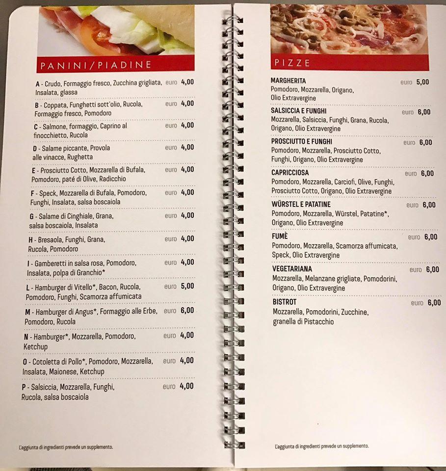 Menu at Cafe' Bistrot Snc, Castellana Grotte