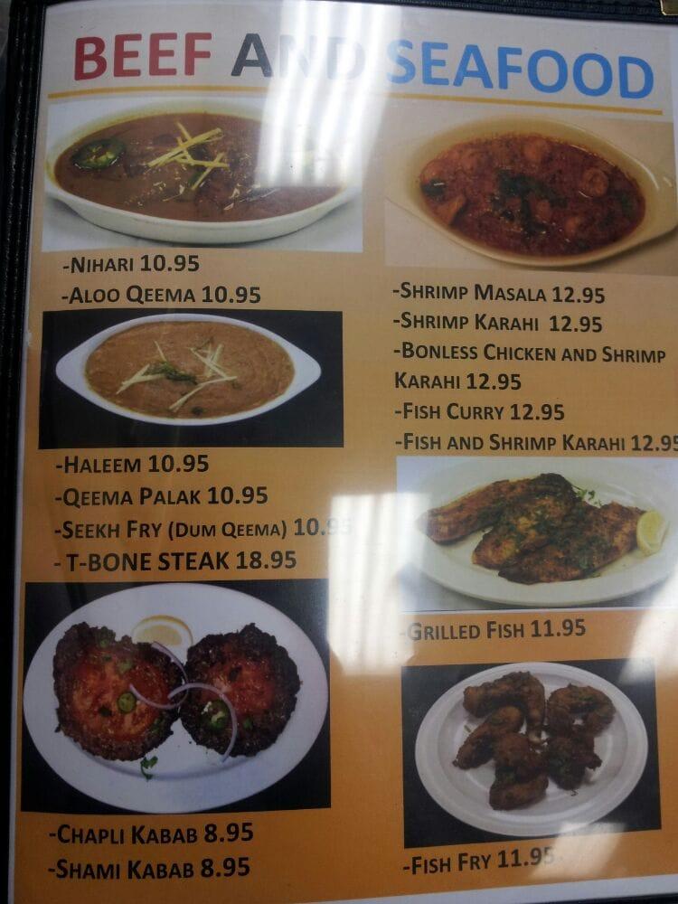 Menu at Anmol Restaurant - Milwaukee, Milwaukee, 711 W Historic Mitchell St