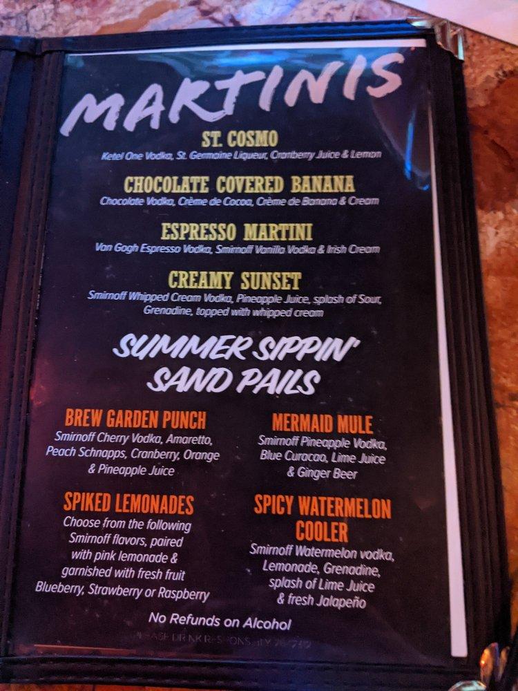 Menu at Brew Garden pub & bar, Middleburg Heights, Bagley Rd