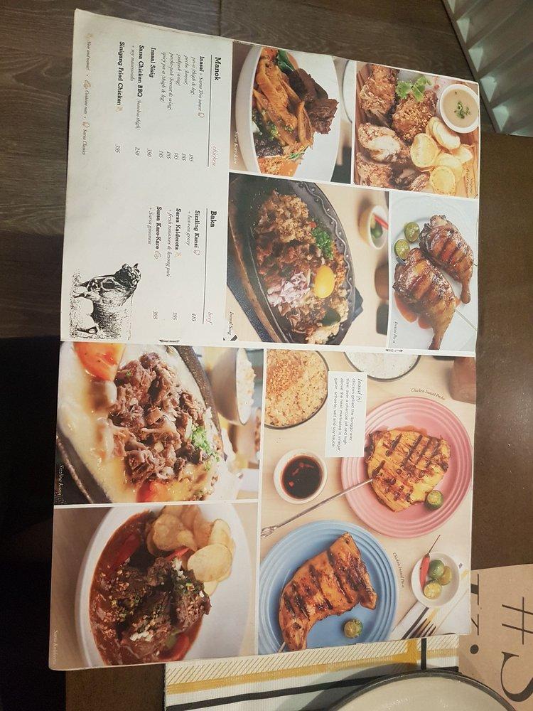 Menu at Sarsá Kitchen + Bar, Makati, 109 Rada