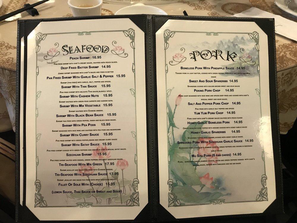 Menu at Blue Orchid Chinese Restaurant 明厨, Edmonton