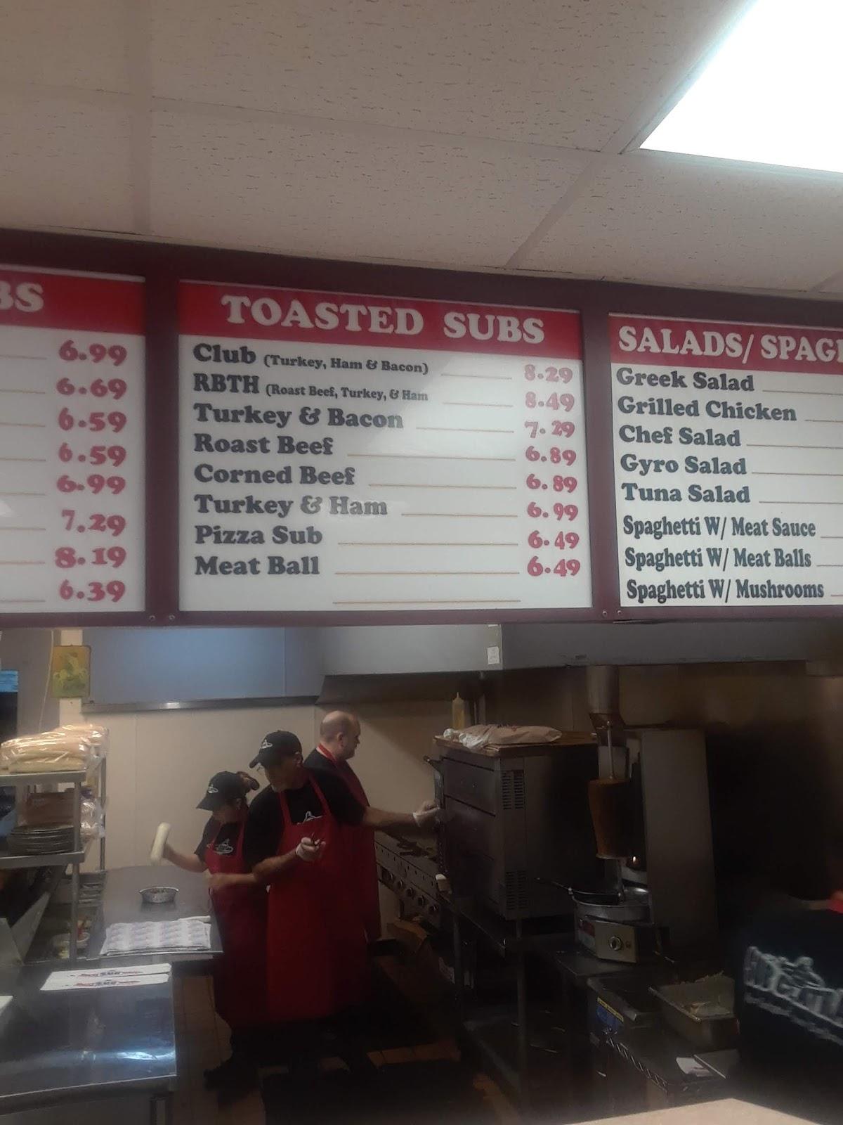 Menu at Sub Central restaurant, Richmond, Midlothian Turnpike