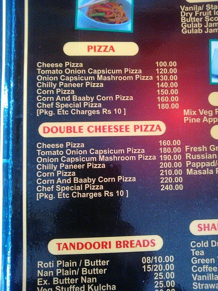 Menu at Suraj Ice Cream Parlour & Food Joint, Reasi, India