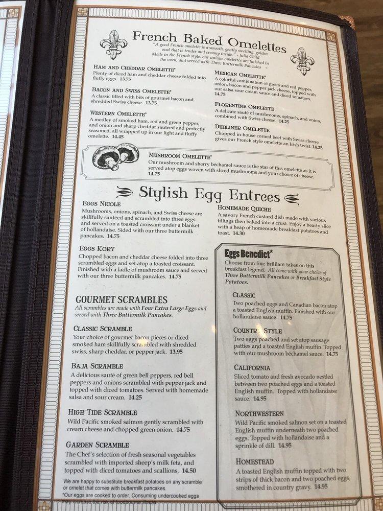 Menu at The Birch Door Cafe, Bellingham