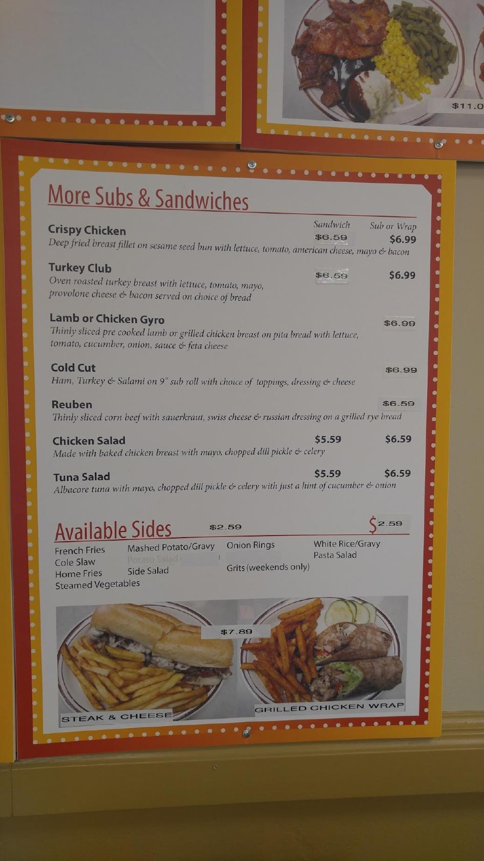 Menu at BLT Grill cafe, Gaithersburg