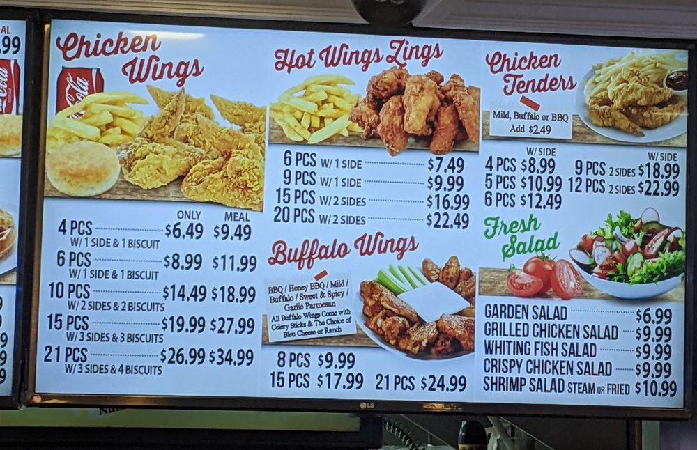 Menu at Legends Chicken & Grill restaurant, Hyattsville