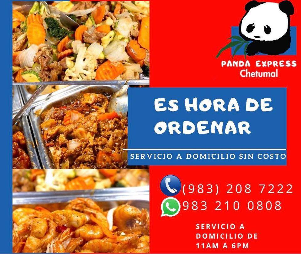 Menu at Panda Express restaurant, Chetumal, Av Insurgentes 11B