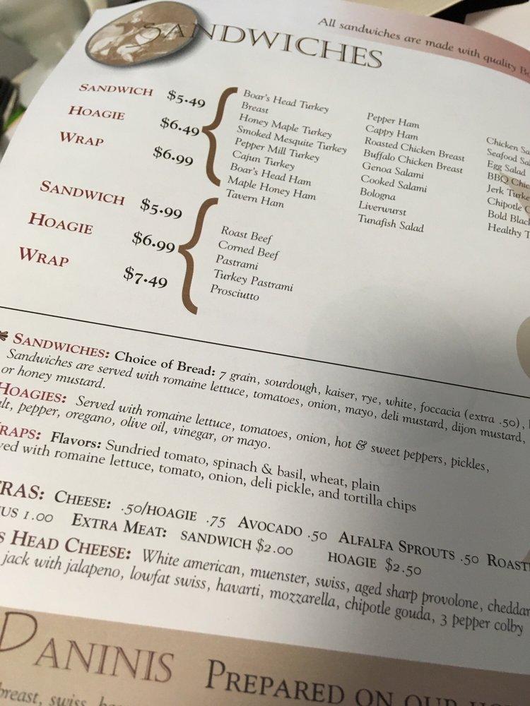Menu at Old Nelson Food Company restaurant, Philadelphia, 129 S 30th St