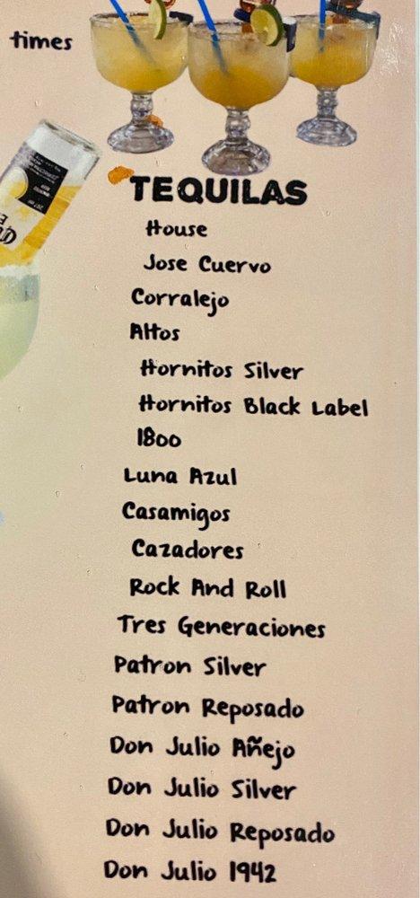 Menu at BigOtes desserts, Pensacola