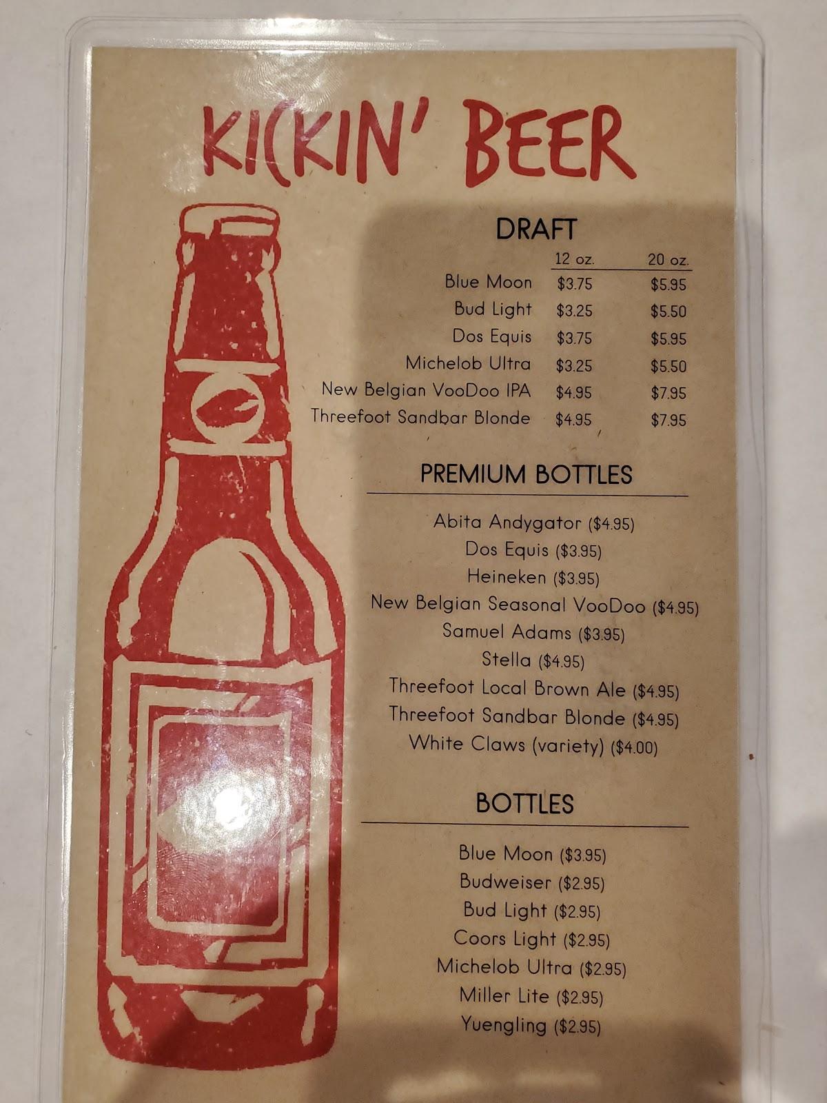 Menu at Breaux Bridge Meridian restaurant, Meridian