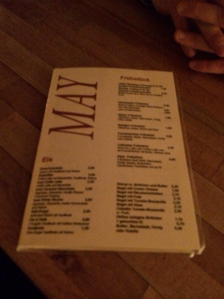 Speisekarte von Café May cafe, Hamburg, Alsterdorfer Straße 84a