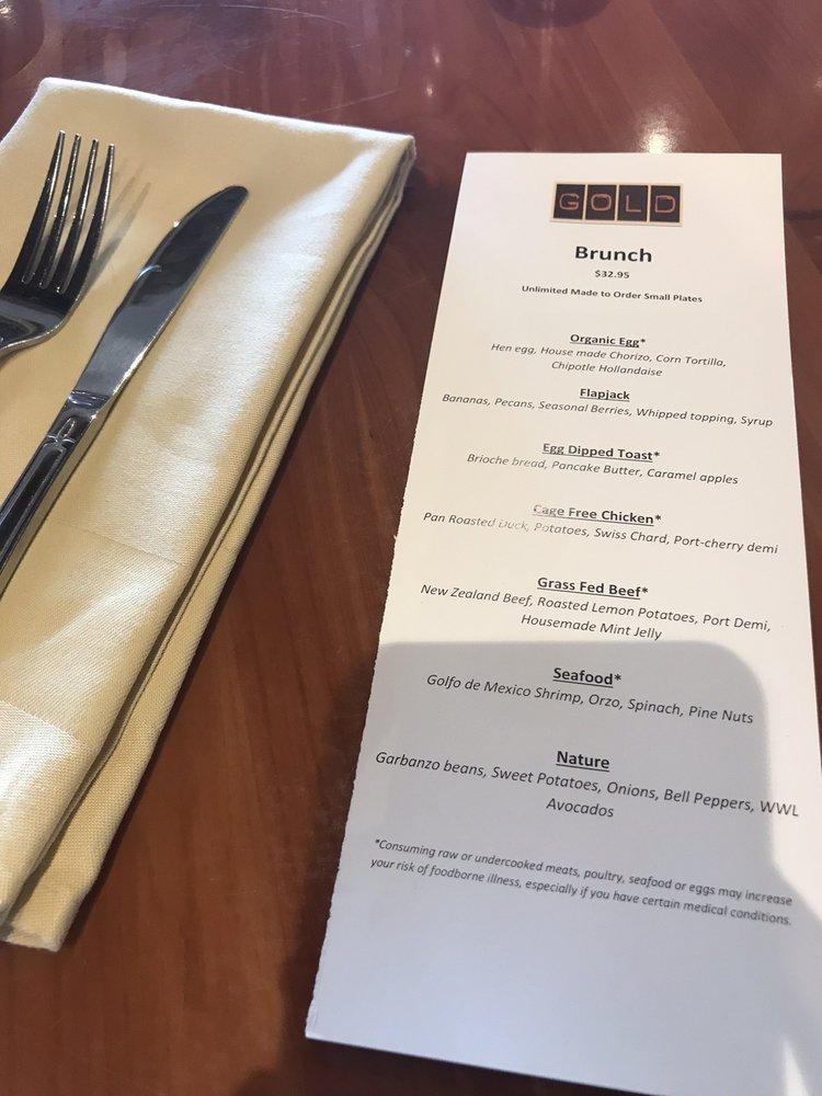 Menu at Gold restaurant, Tucson, 245 E Ina Rd