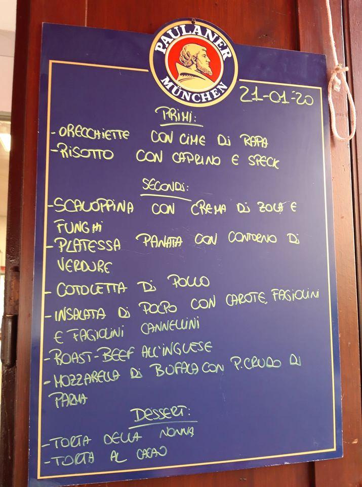 Menu at Manu Bar, San Donato Milanese