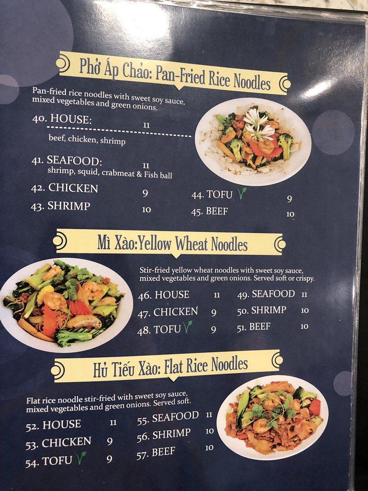 Menu at Pho 77 Rialto restaurant, Rialto