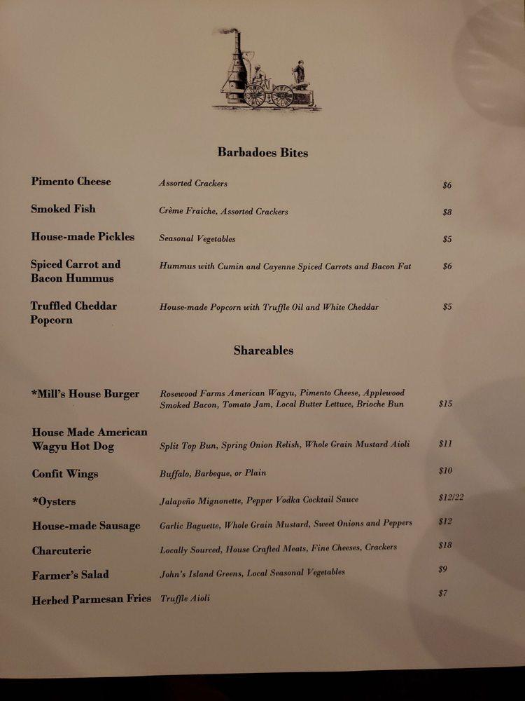 Menu at The Best Friends Lounge pub & bar, Charleston