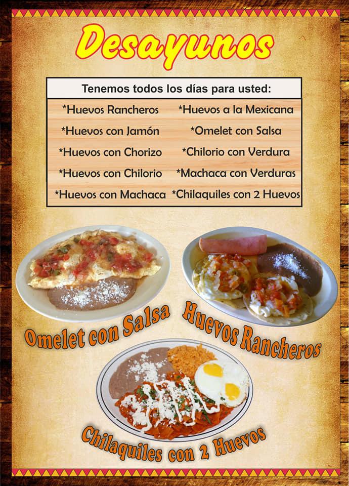 Menu at El Traylo'n restaurant, Hermosillo, Carretera A Ure Km 2.5