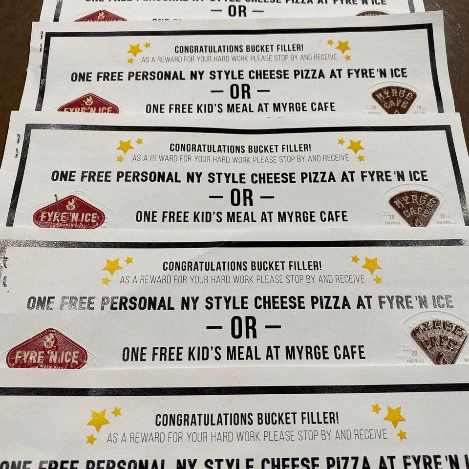 Menu at Fyre 'N Ice pizzeria, Portville