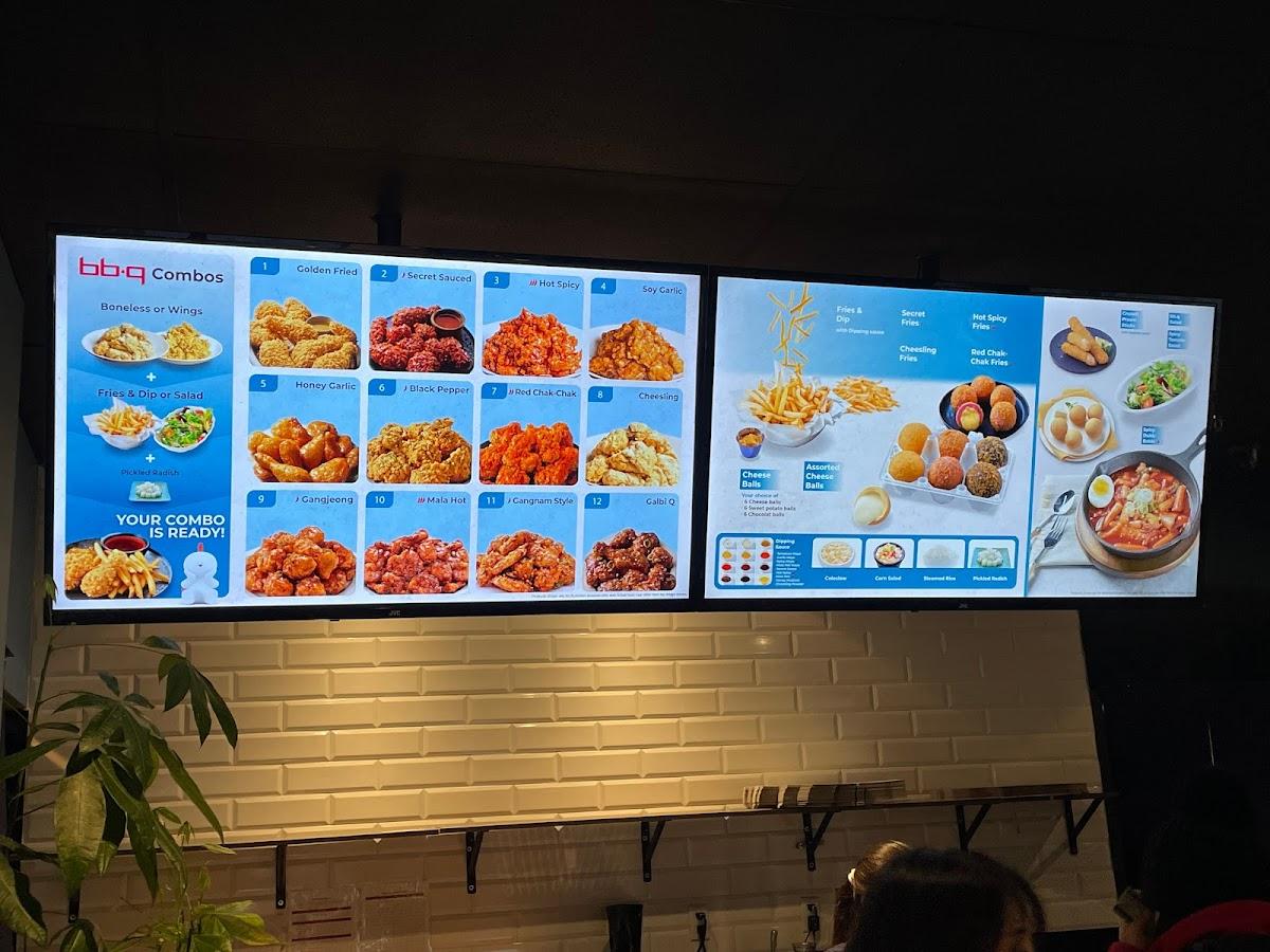 Menu at bbq Chicken, Markham