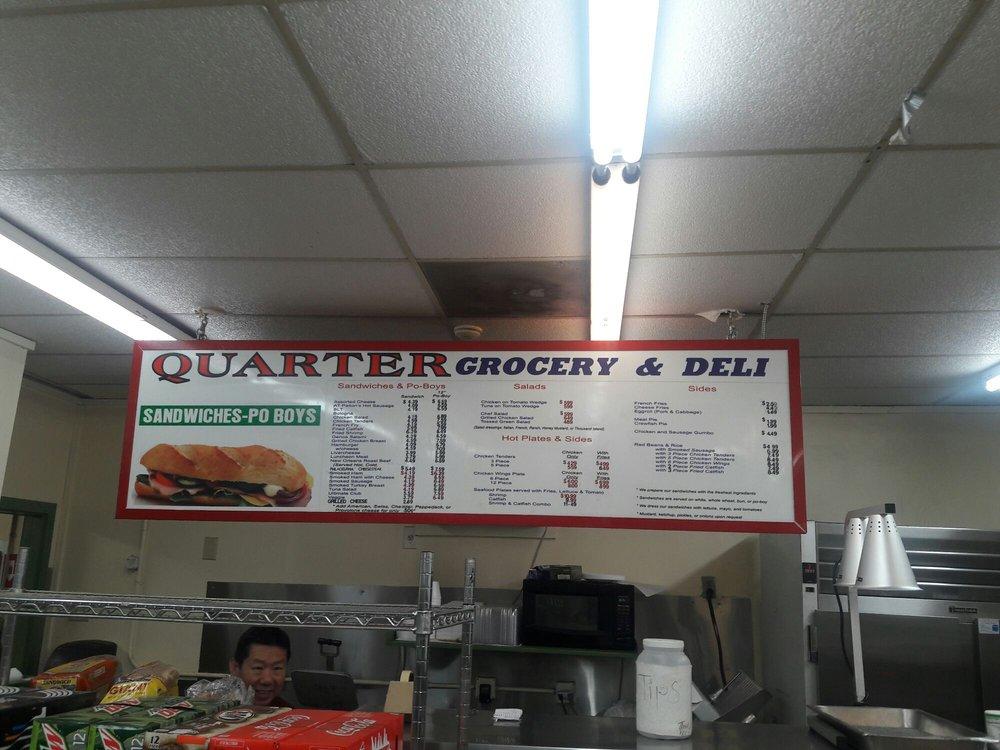 Menu at Quarter Grocery & Deli restaurant, New Orleans