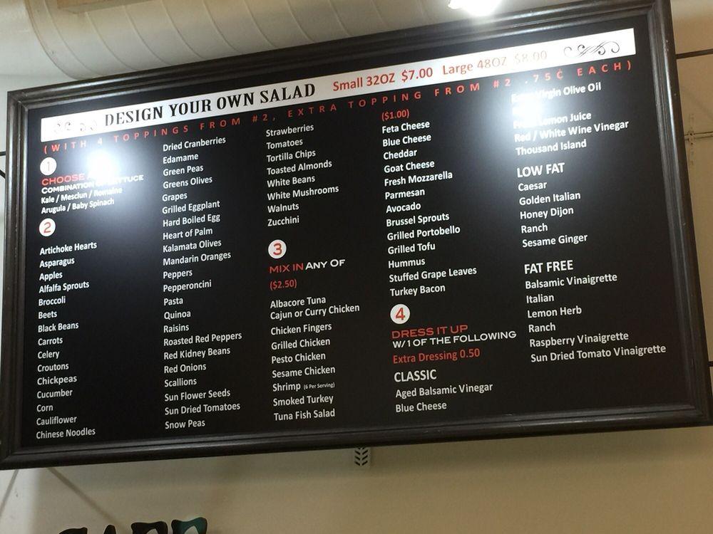 Menu at Gotham Cafe, New York City, 2nd Ave