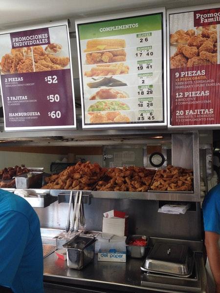 Carta del restaurante Church's Texas Chicken, Monterrey, Av. Francisco ...