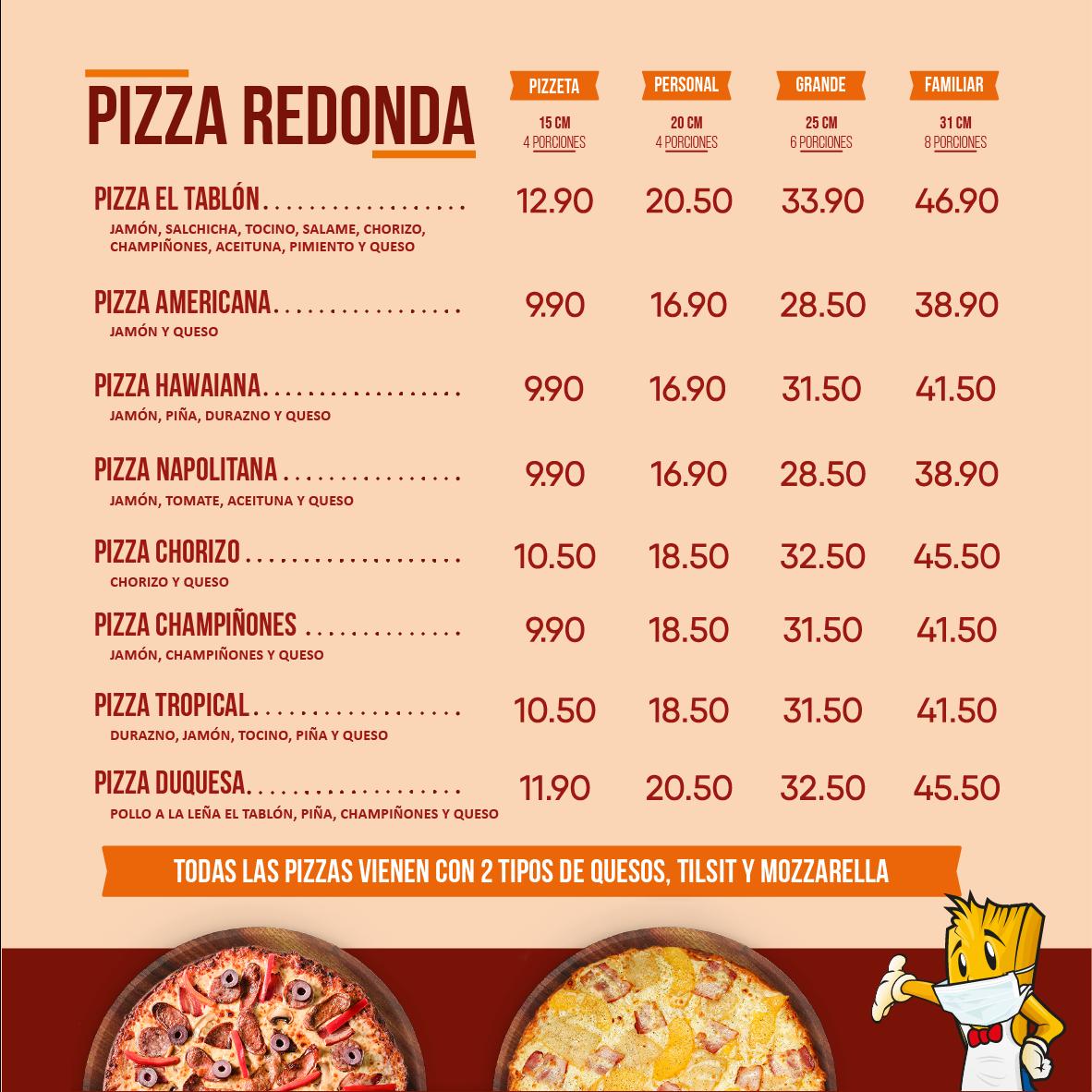 Carta del restaurante El Tablón Food Center, Arequipa, Av. Ejército 902