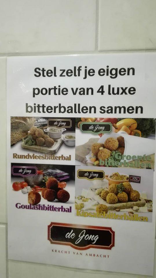 Menu at Frituur Strooiendorp, Leopoldsburg