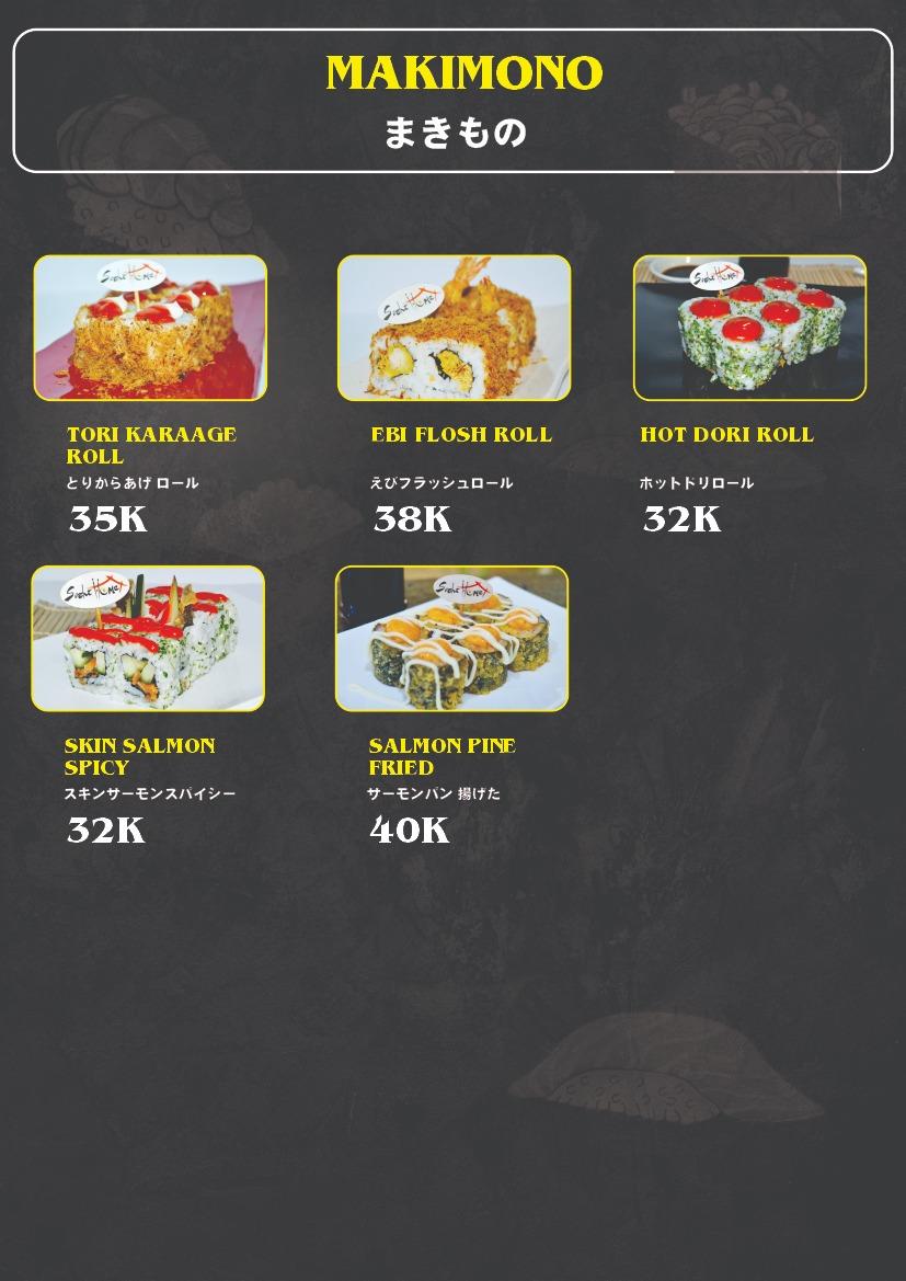 Menu at Sushi Home Batam restaurant, Batam