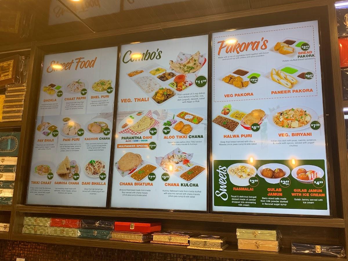 Menu au Rajdhani Sweets & Restaurant, Mississauga, Terry Fox Way Unit ...