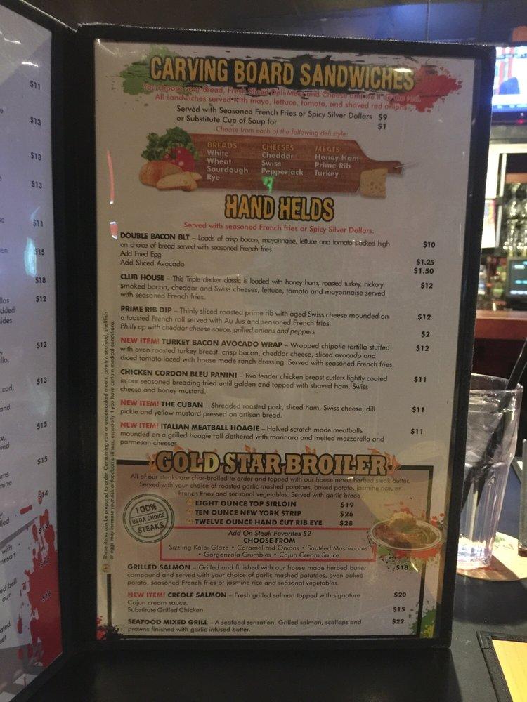 Menu at Silver Dollar Casino Seatac restaurant, SeaTac