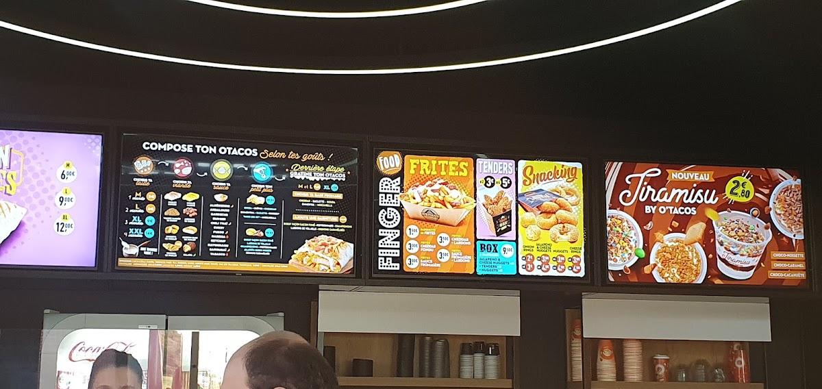 Menu at O’Tacos Drive - Longwy Mont-Saint-Martin restaurant, Mont-Saint ...