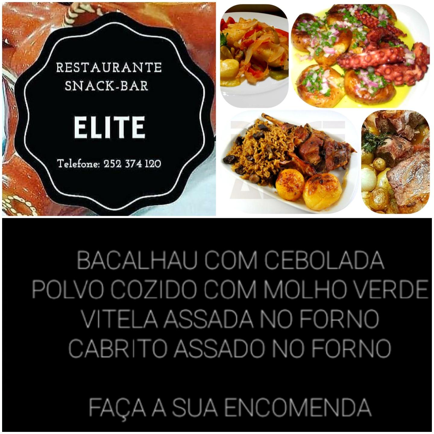 Menu at Snack bar Elite, Vila Nova de Famalicão