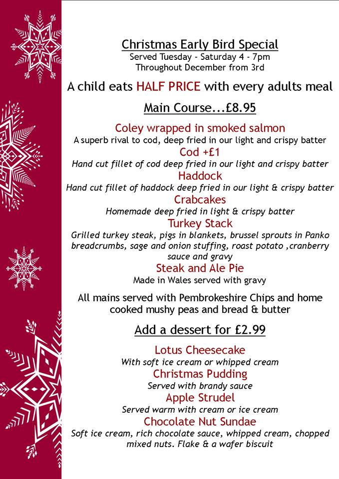 Menu at Something's Cooking restaurant, Letterston, 3 Haverfordwest Rd