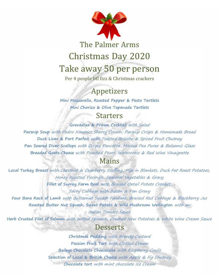 Menu at The Palmer Arms pub & bar, Windsor