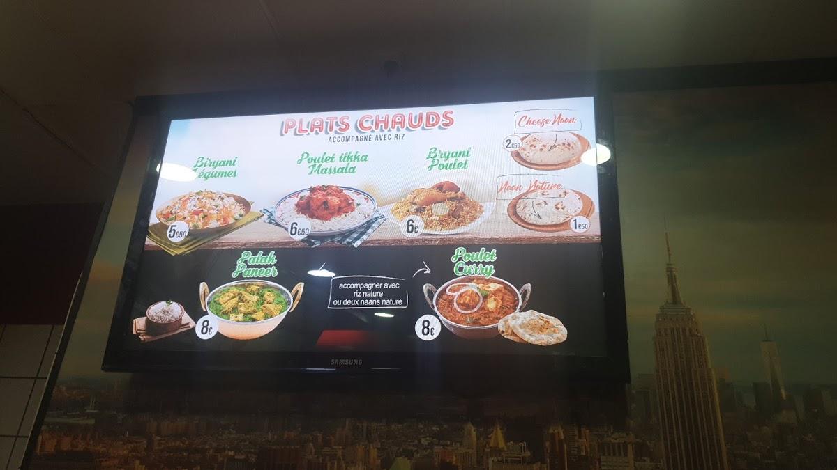 Menu at Chicken Point restaurant, Saint-Étienne