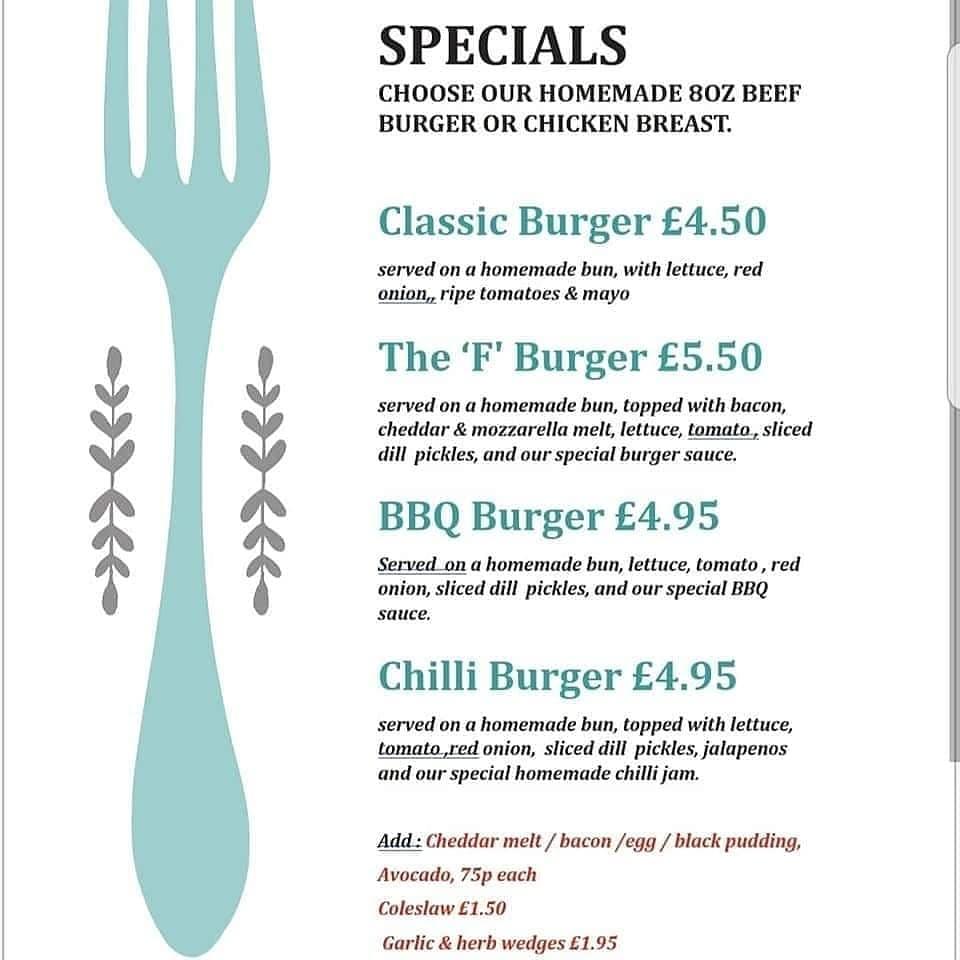 Menu at Funky Food fast food, Southport