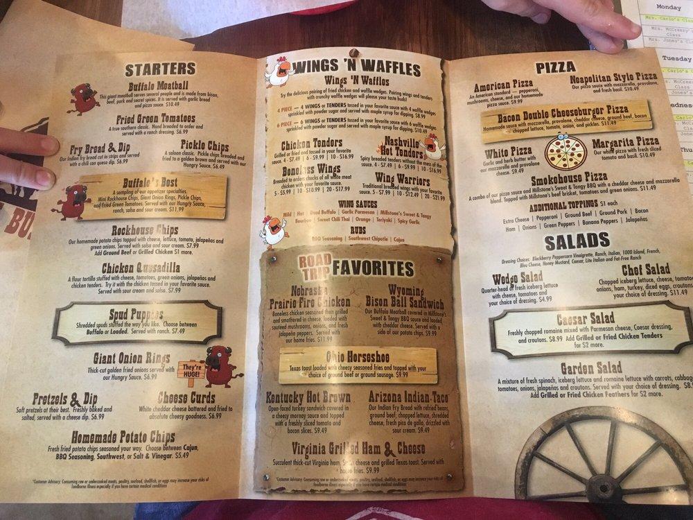 Menu at Hungry Buffalo pub & bar, Logan