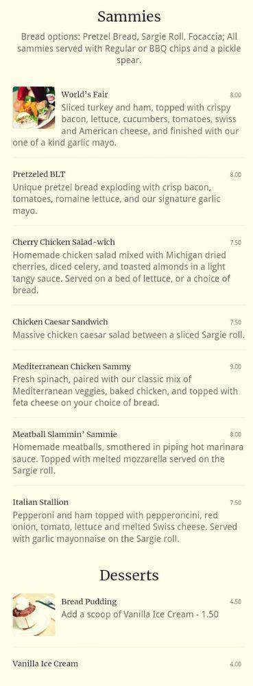 Menu at Sergeant Pepperoni's Pizzeria - Bearden, Knoxville, Kingston Pike