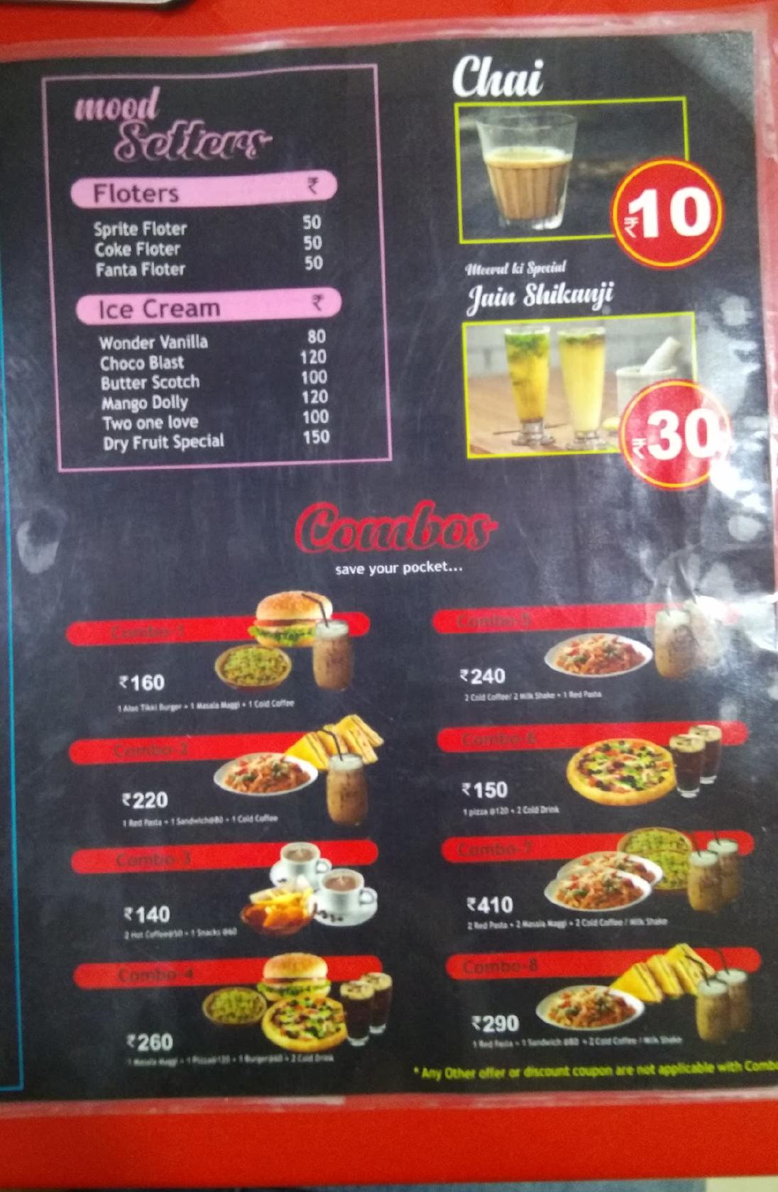 Menu at Gupshup Cafe, Asansol, Galaxy Mall