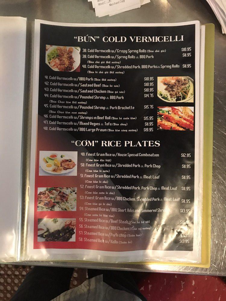 Menu at Pho One KAPOLEI Vietnamese Cuisine desserts, Kapolei