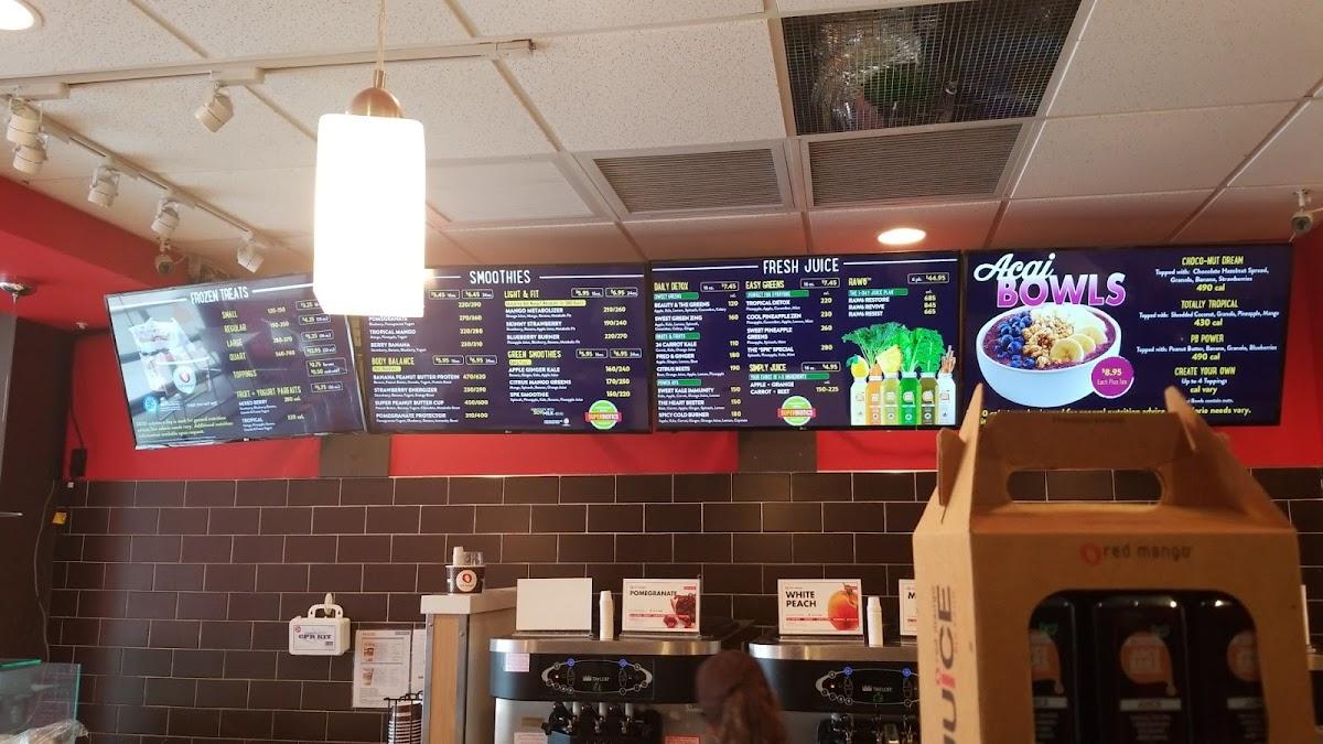 Menu at Red Mango pub & bar, New York City, 61-47 188th St
