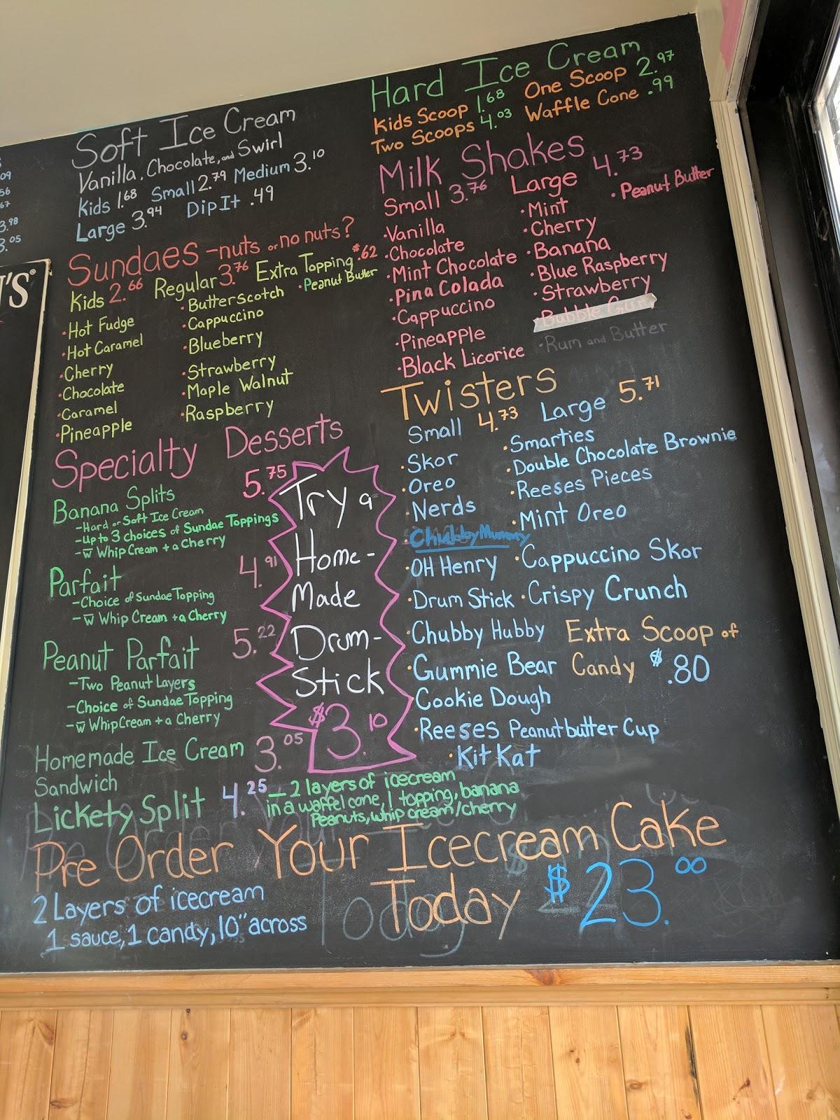 Menu at The Kiln Drive-In BBQ, Stonewall