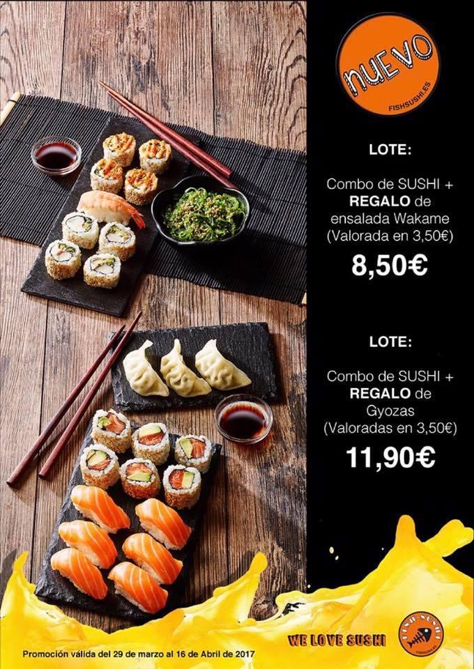 Menu at Fish Sushi Carrefour Alameda restaurant, Lanjarón