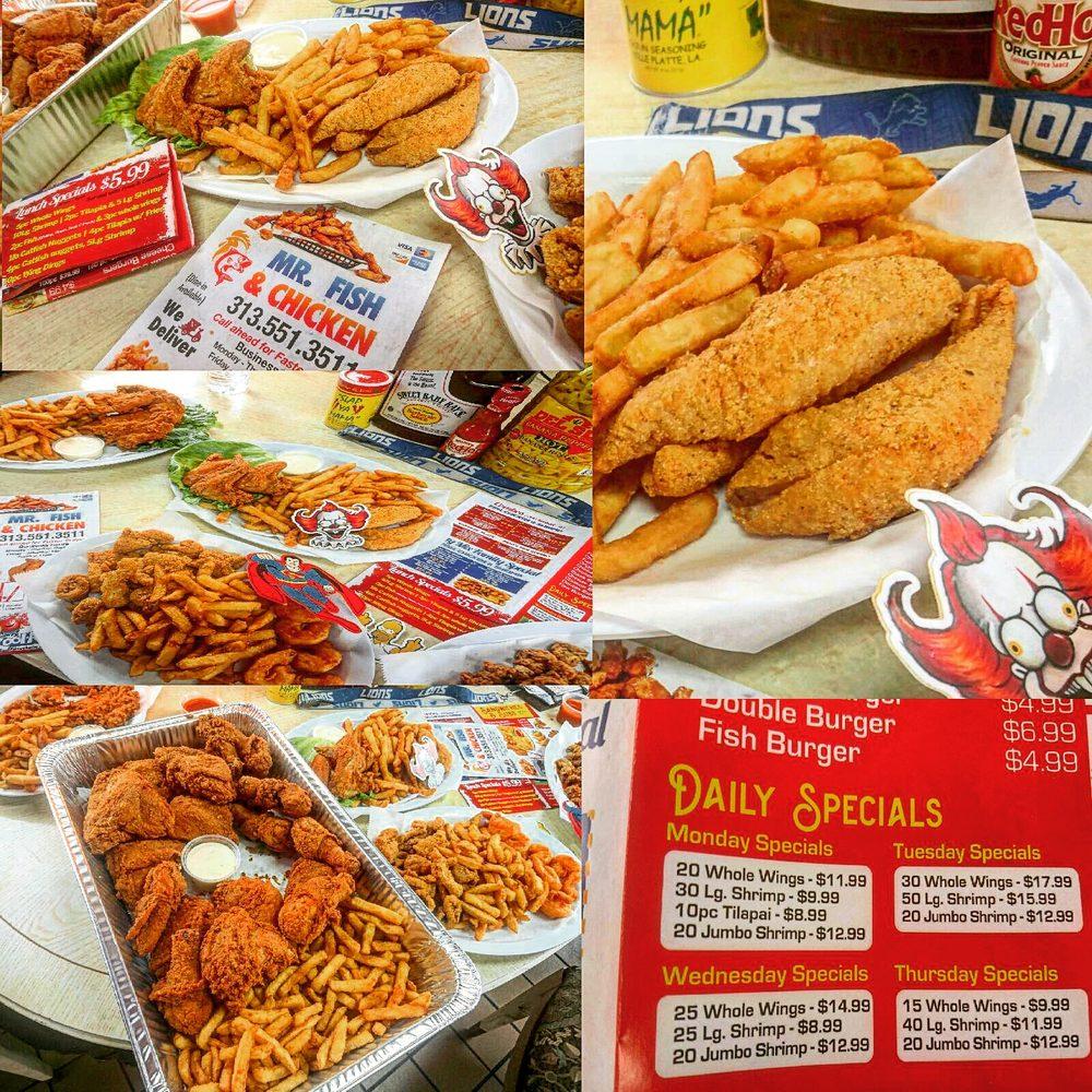 Menu at Mr. Fish & Chicken River Rouge fast food, River Rouge