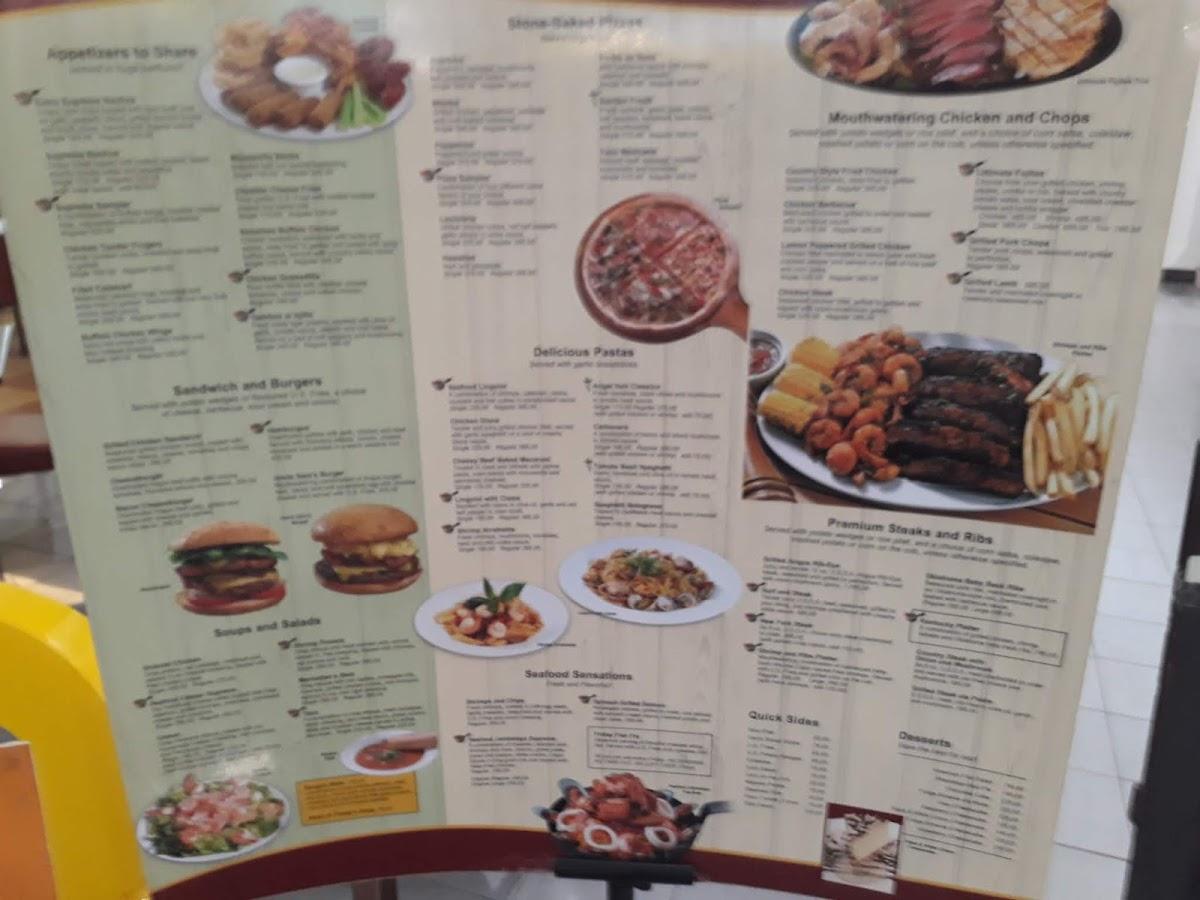 Menu at Burgoo restaurant, Quezon City, 1115 SM North EDSA