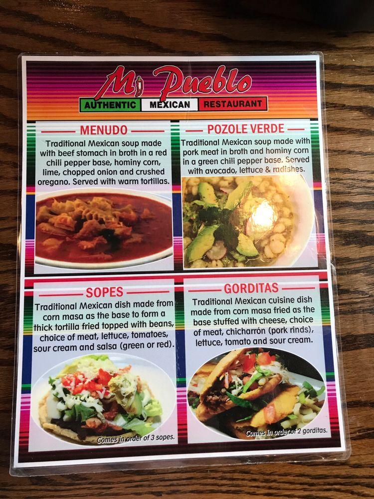 Menu at Mi Pueblo West Memphis restaurant, West Memphis, 650 E Service ...